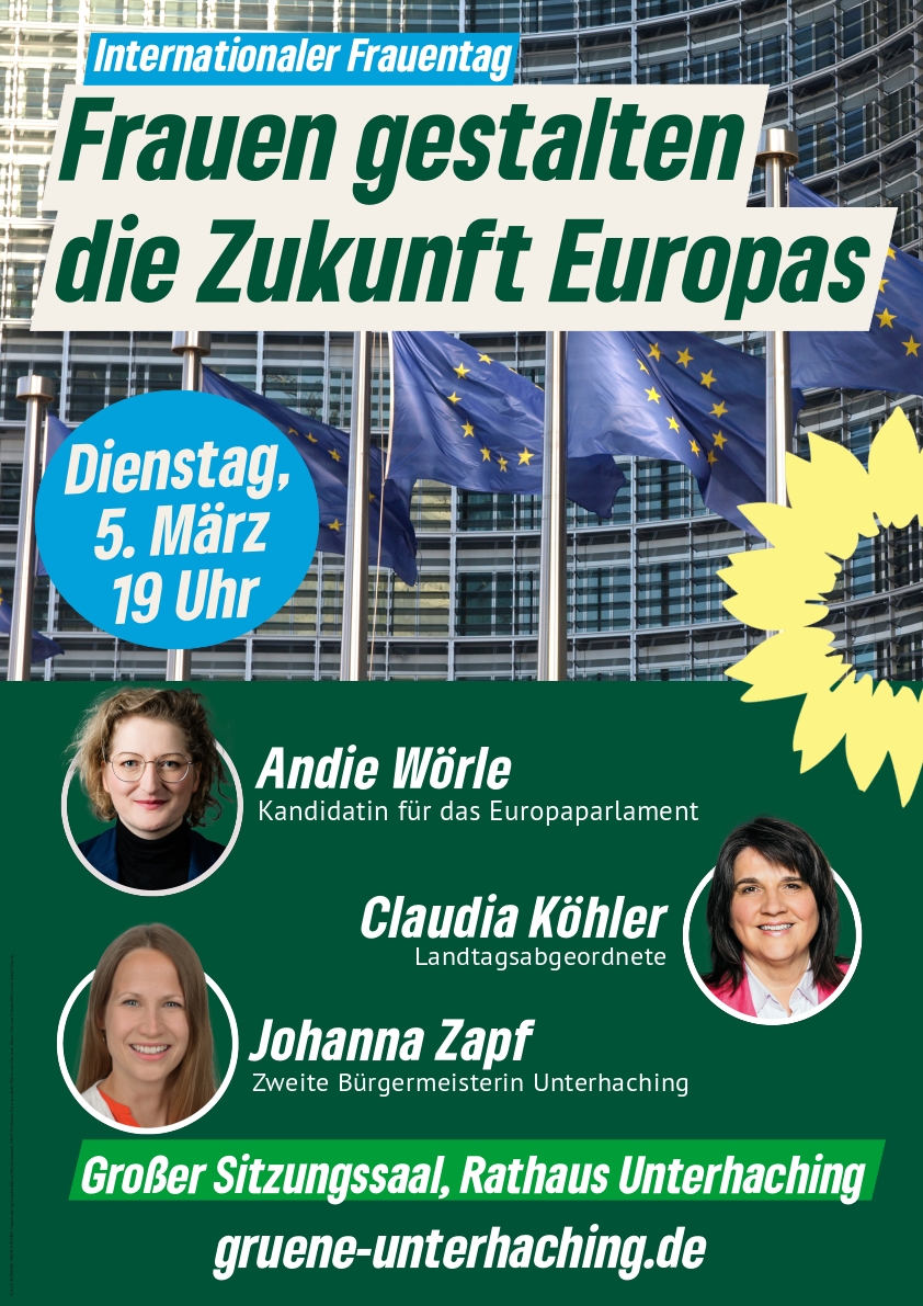 Frauen gestalten die Zukunft Europas | Grüne Unterhaching